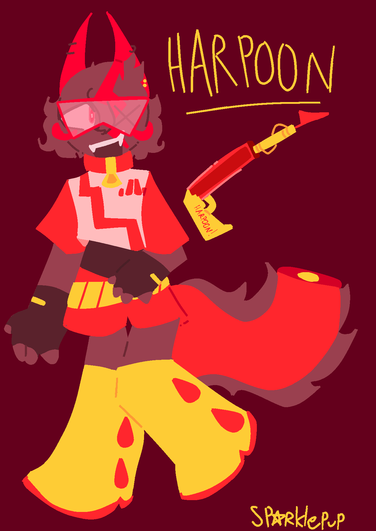 Phighting oc! Harpoon - ibisPaint