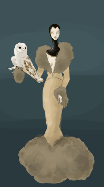 Barn owl - ibisPaint