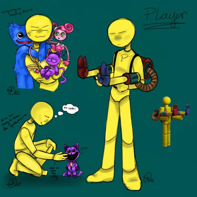 Player from Poppy playtime! - ibisPaint
