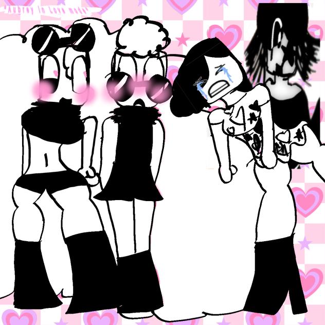 The freaky gang friends family - ibisPaint