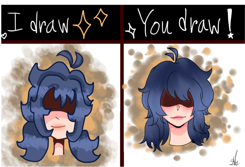 I draw you draw with lazy devil - ibisPaint