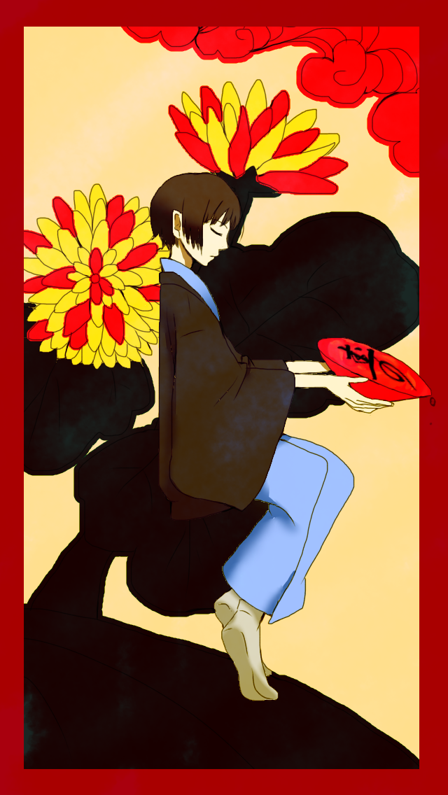 菊に盃【APH】 - ibisPaint