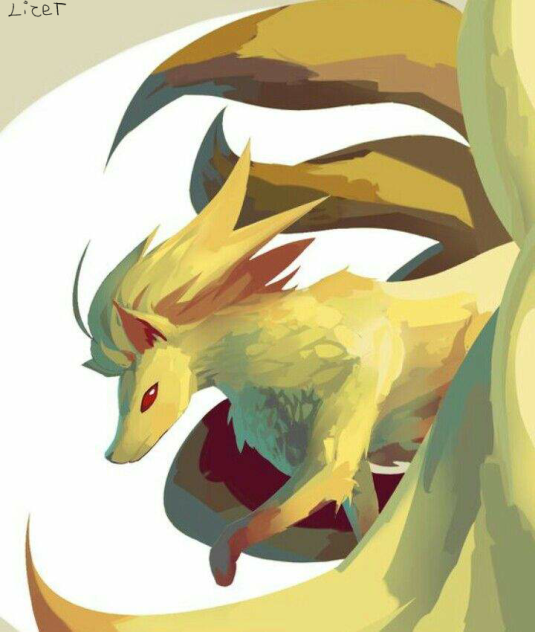 Zorro de 9 colas - ibisPaint