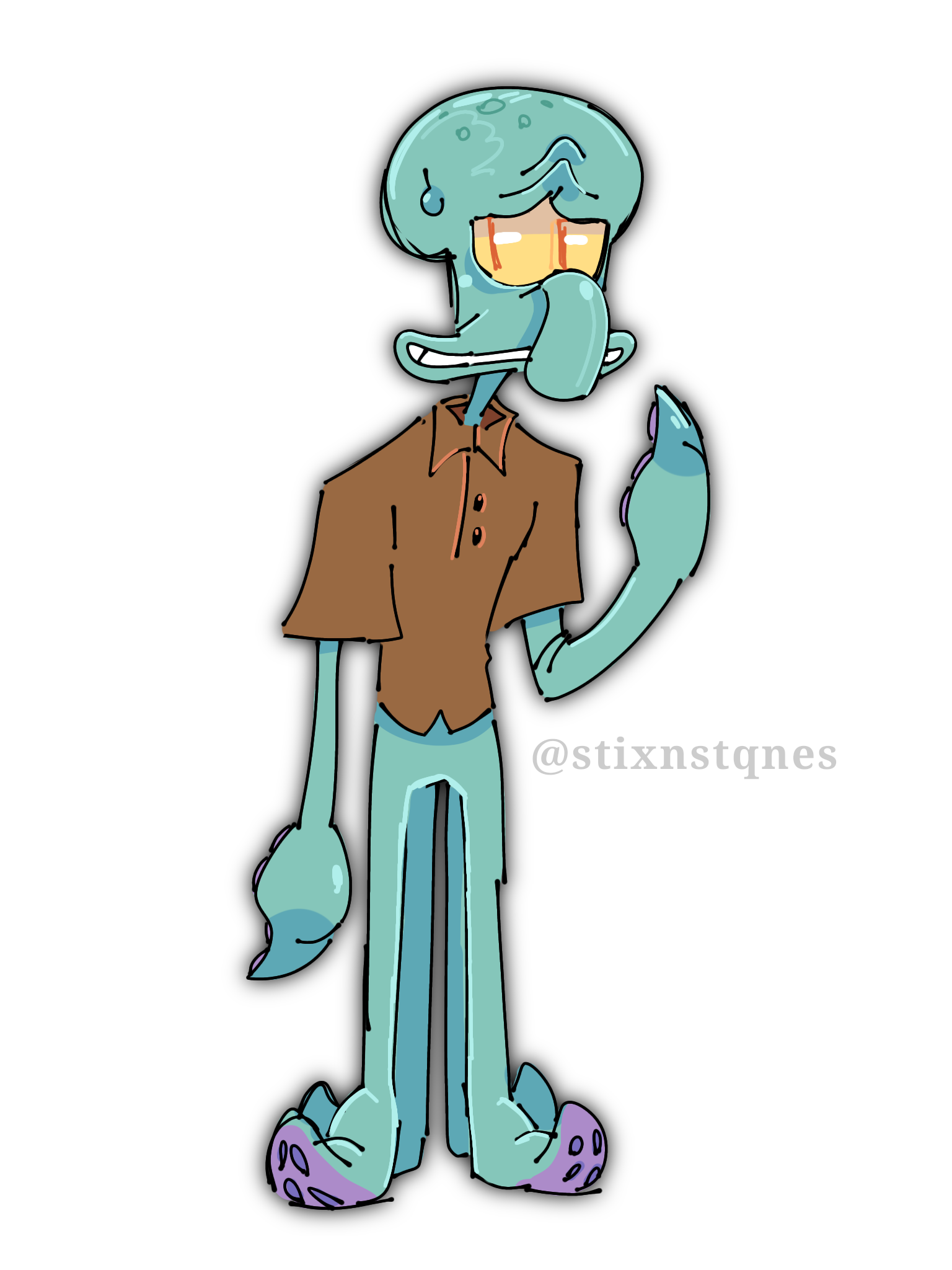 squidward - ibisPaint