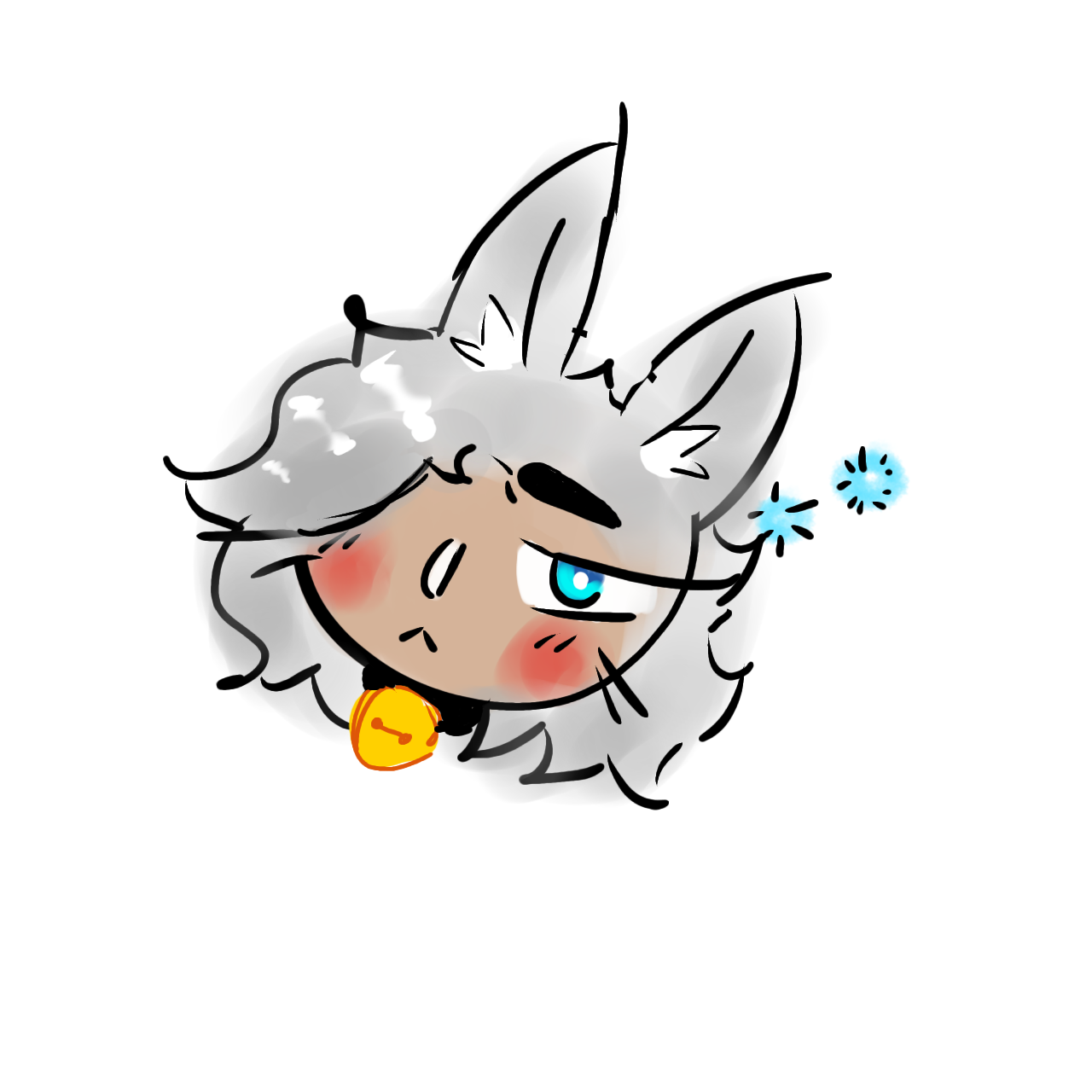 Cat woke up from a nap - ibisPaint