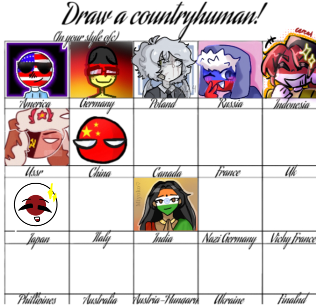 Country human collab! - ibisPaint