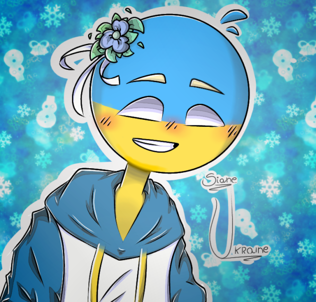 Ukraine -countryhumans - ibisPaint