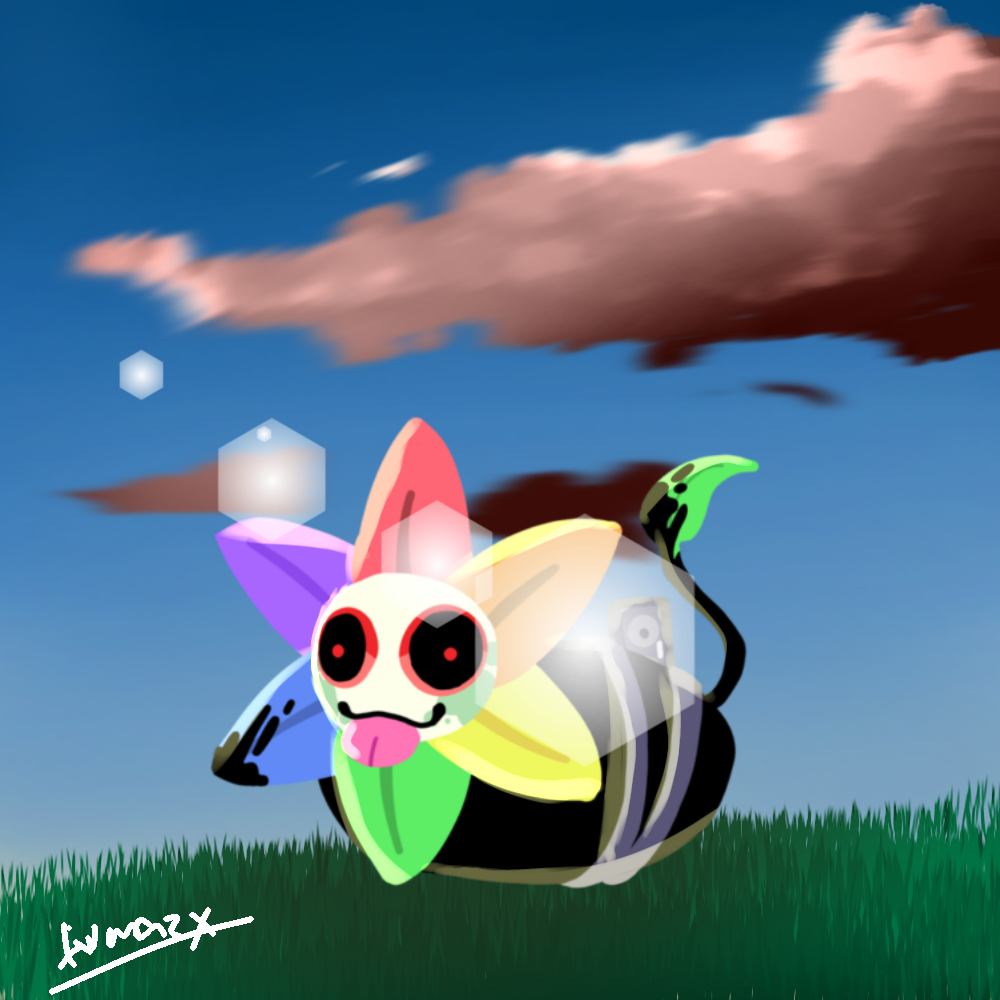 Dandy got escape from the elevator - ibisPaint