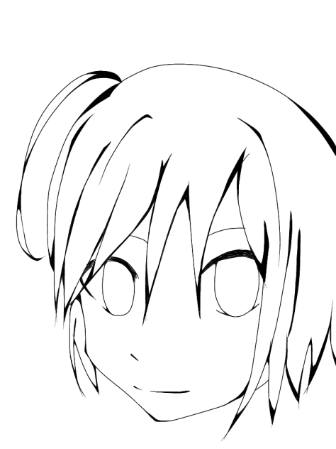 Anime Boy-Line art - ibisPaint