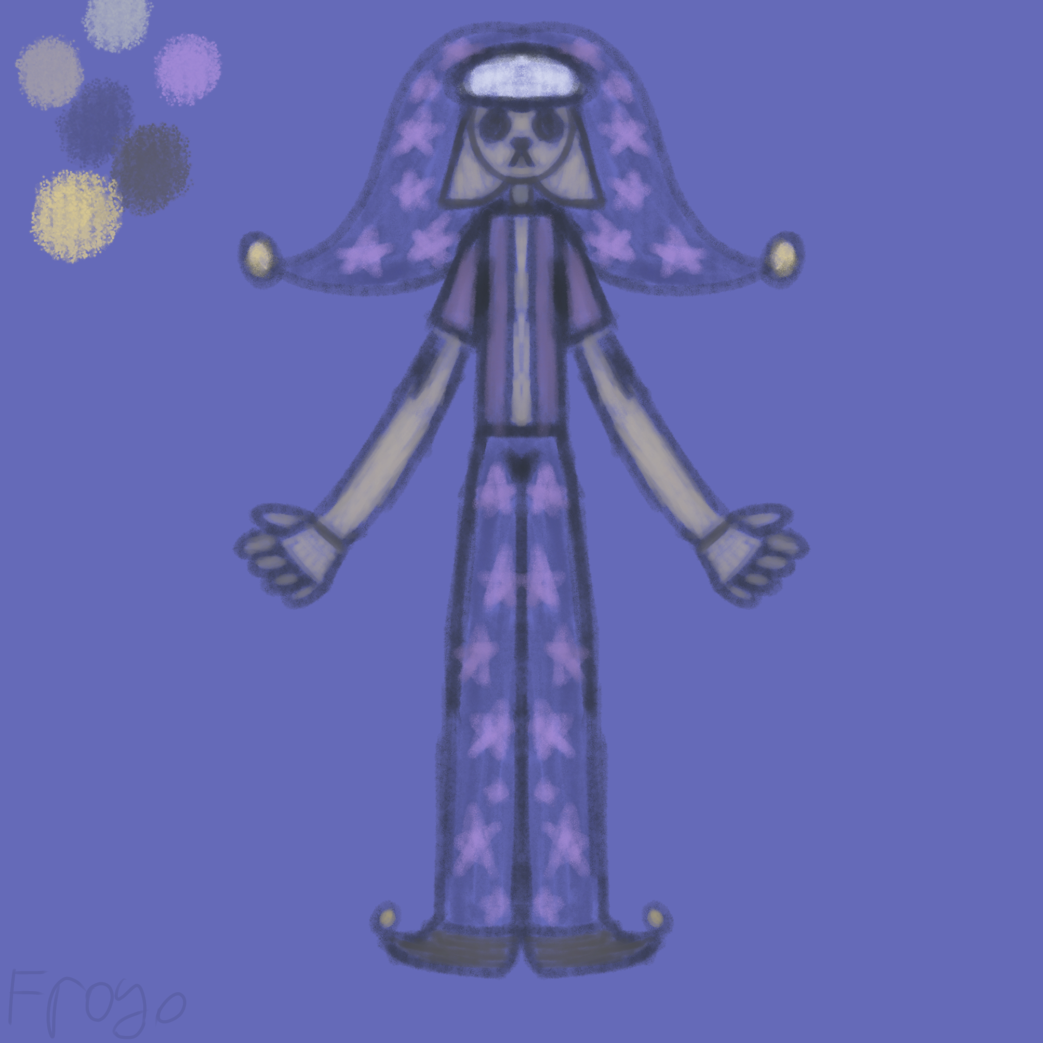 My bunny jester oc - ibisPaint