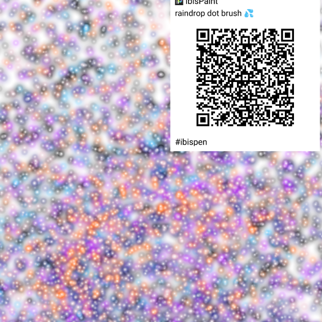 raindrop dot brush - ibisPaint