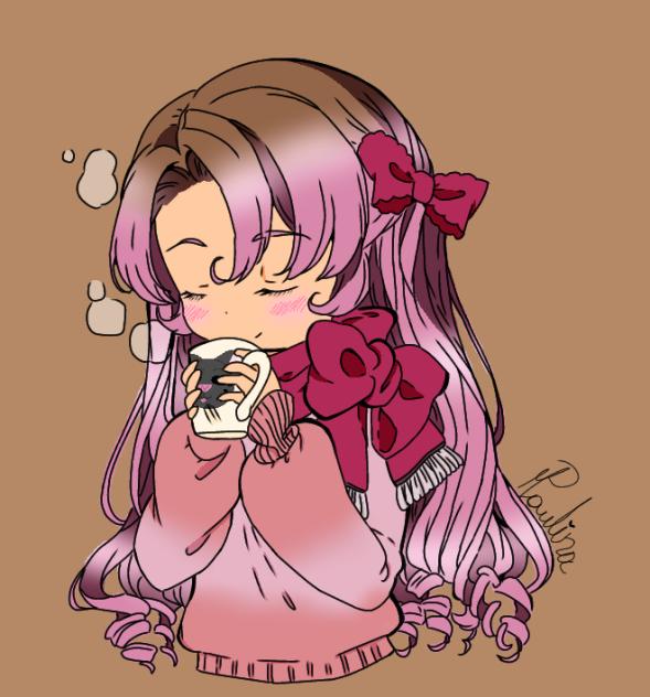 chocolate caliente - ibisPaint