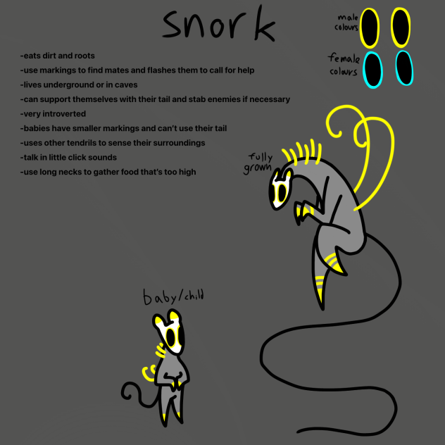 Random creature I made - ibisPaint