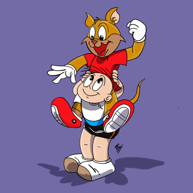 Dieguinho com Lino. - ibisPaint