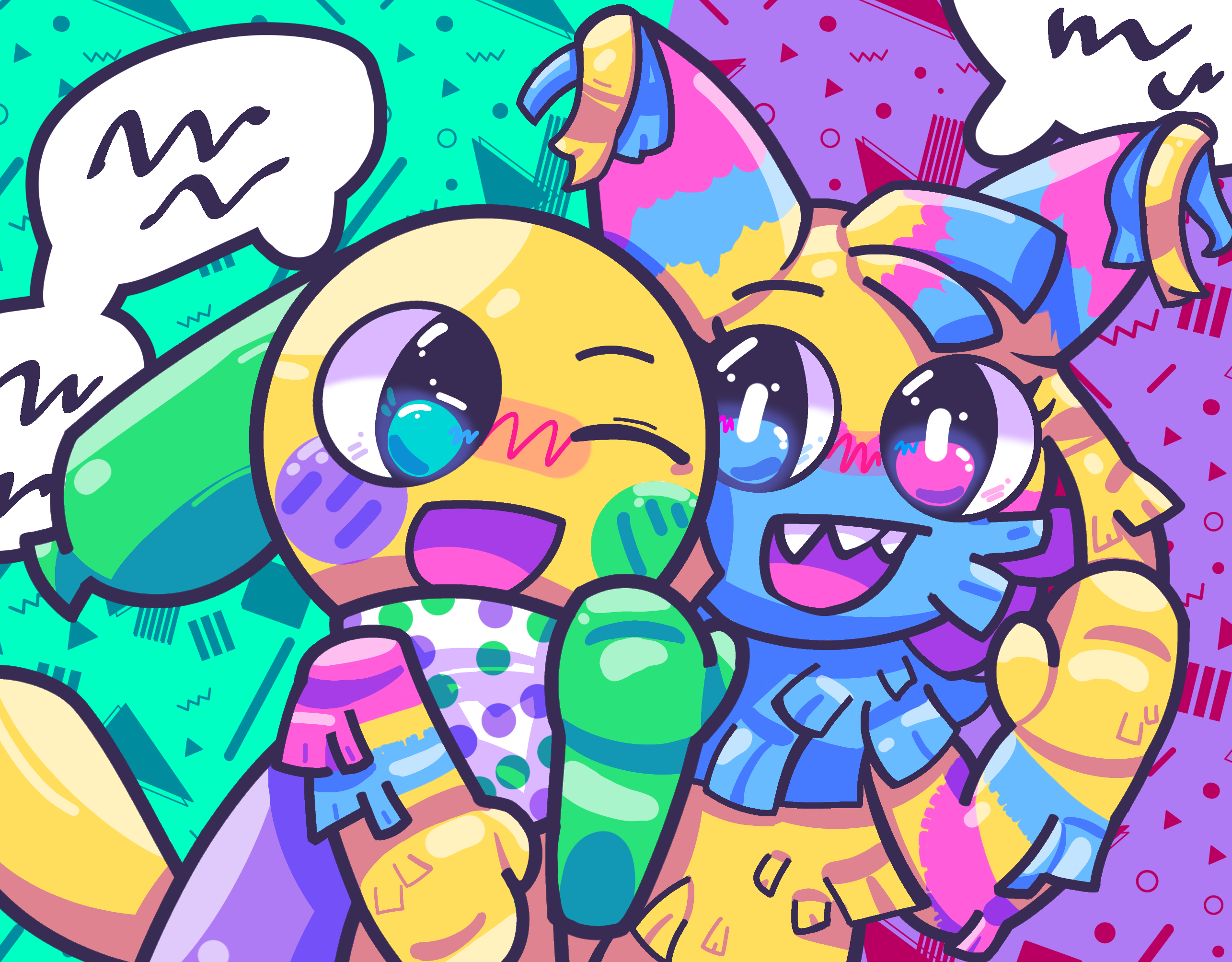 🍬Yatta and looey🎈 - ibisPaint