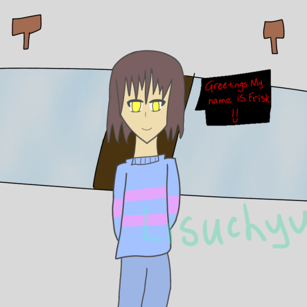 Underswap Frisk! (Fanon ver) - ibisPaint