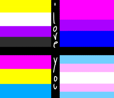 Bi, trans, non binary, pan - ibisPaint