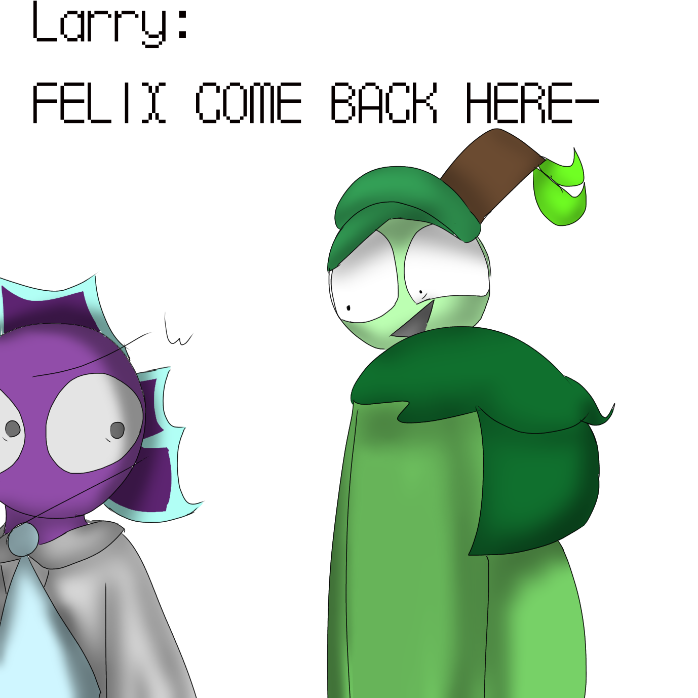 So I made some fanart of Larry - ibisPaint