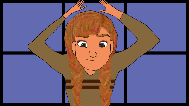 Anna in the Charades Scene - ibisPaint