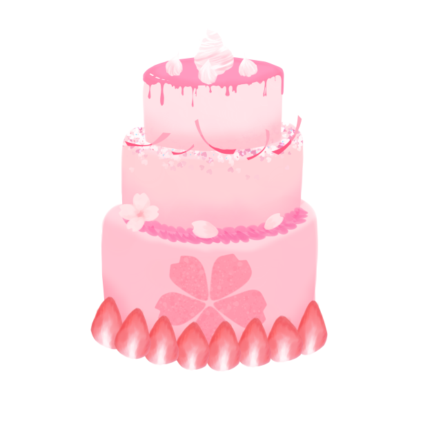 결혼기념 wedding cake ♡☆ - ibisPaint