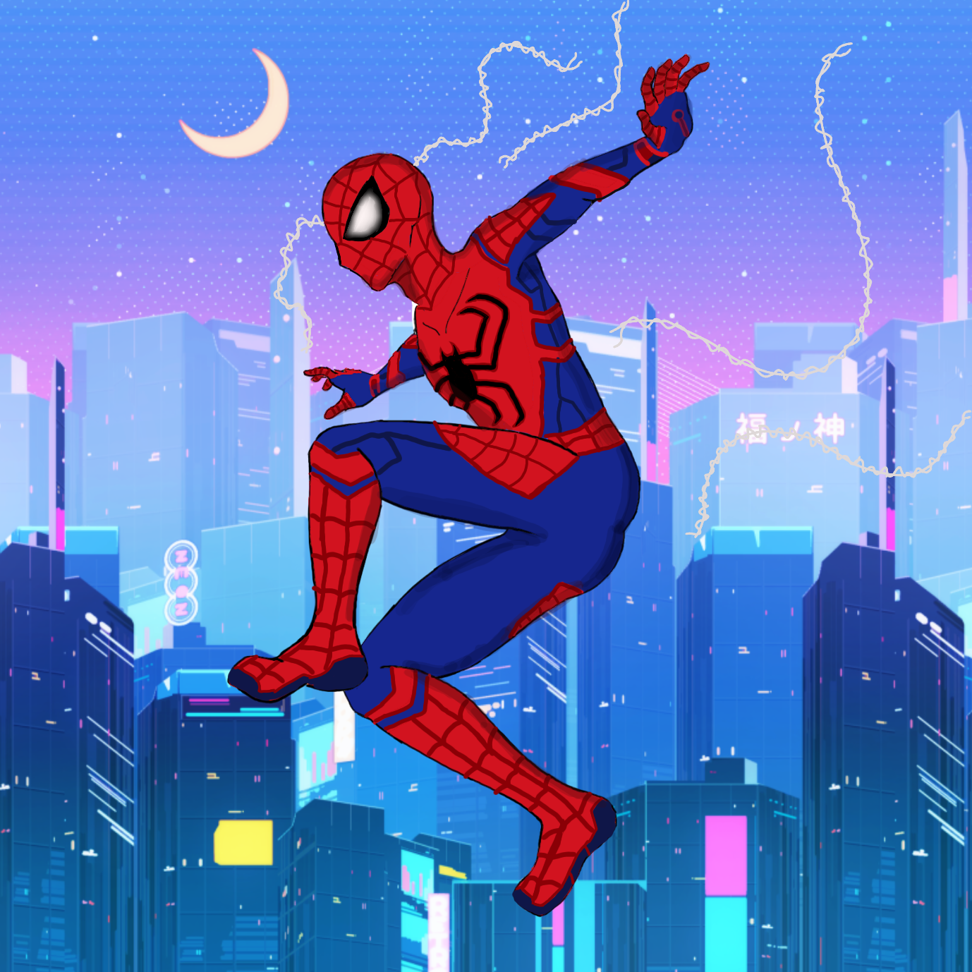 Spidey drawing - ibisPaint