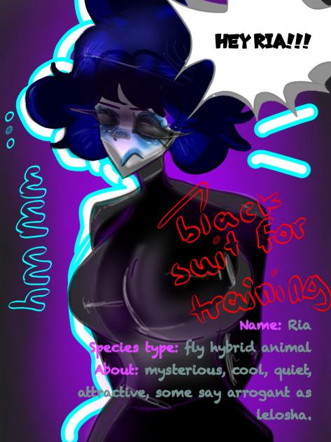 Hey Ria! Character redesign - ibisPaint