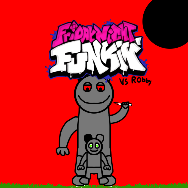 FNF Robby and Evil Robby - ibisPaint