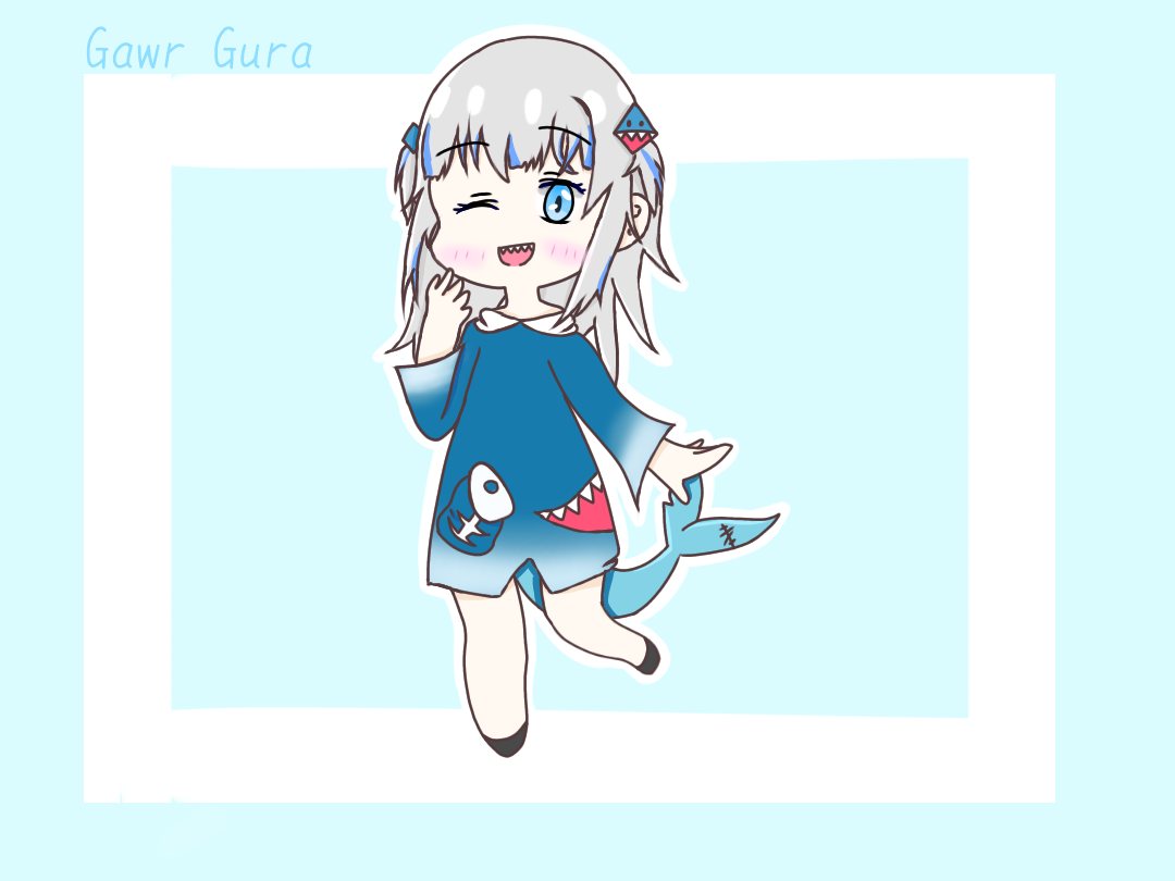 Gawr Gura(hololive) - ibisPaint