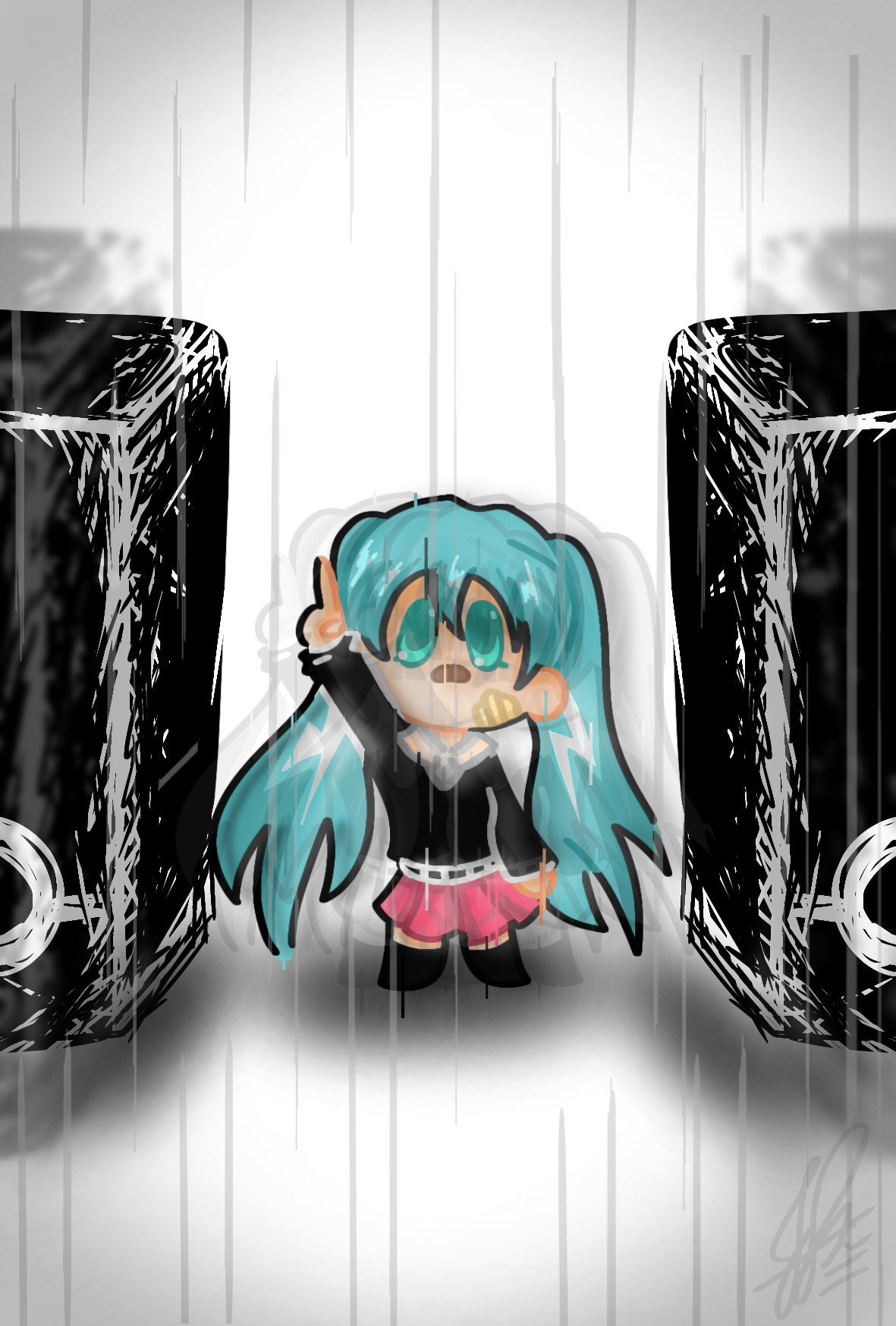 Rolling Girl - ibisPaint