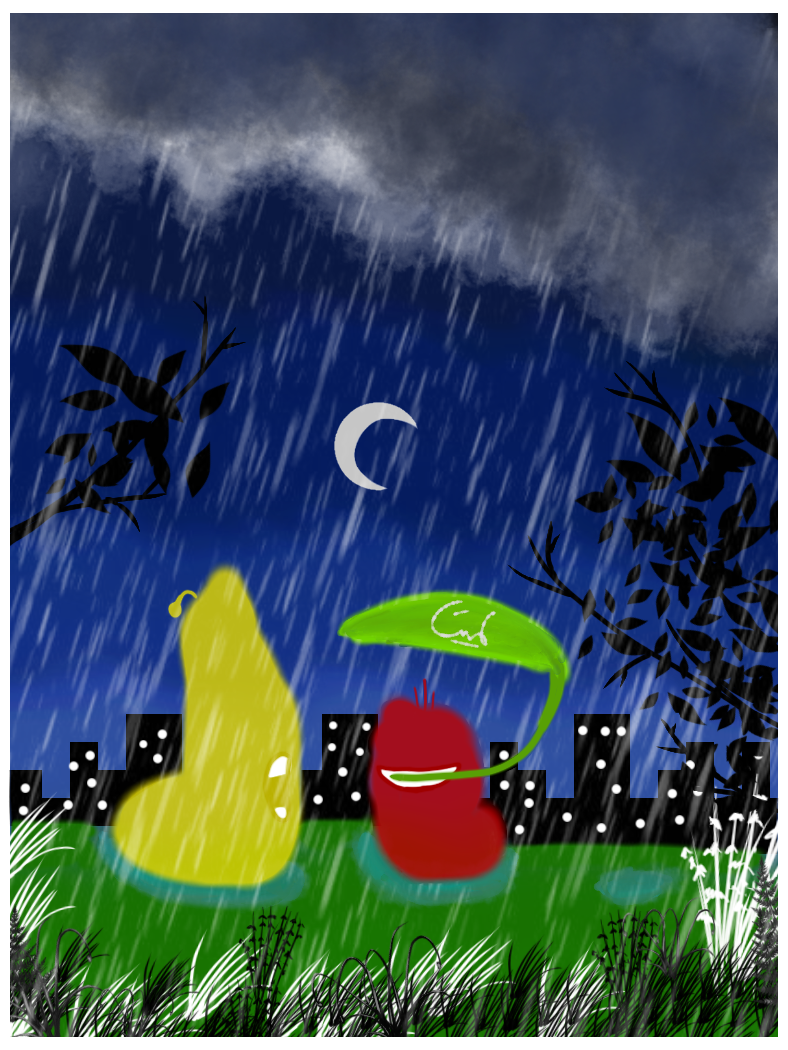 larva to the moon - ibisPaint