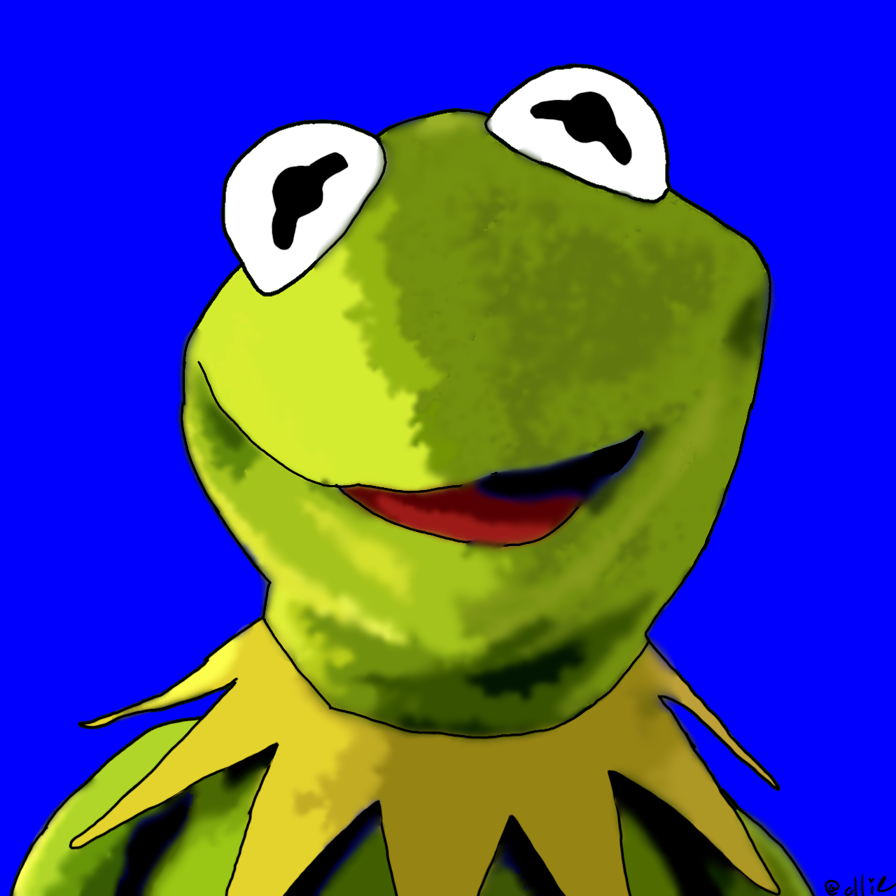 Kermit the frog ^^ - ibisPaint