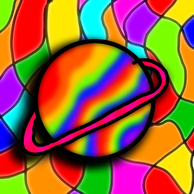 rainbow planet - ibisPaint