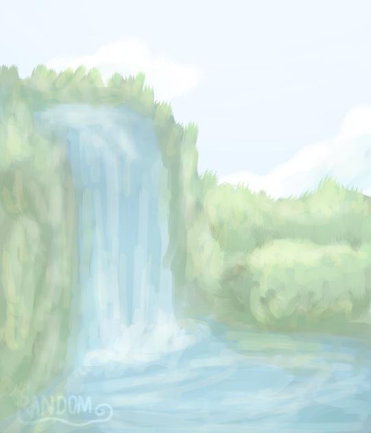 Waterfall =3 - ibisPaint
