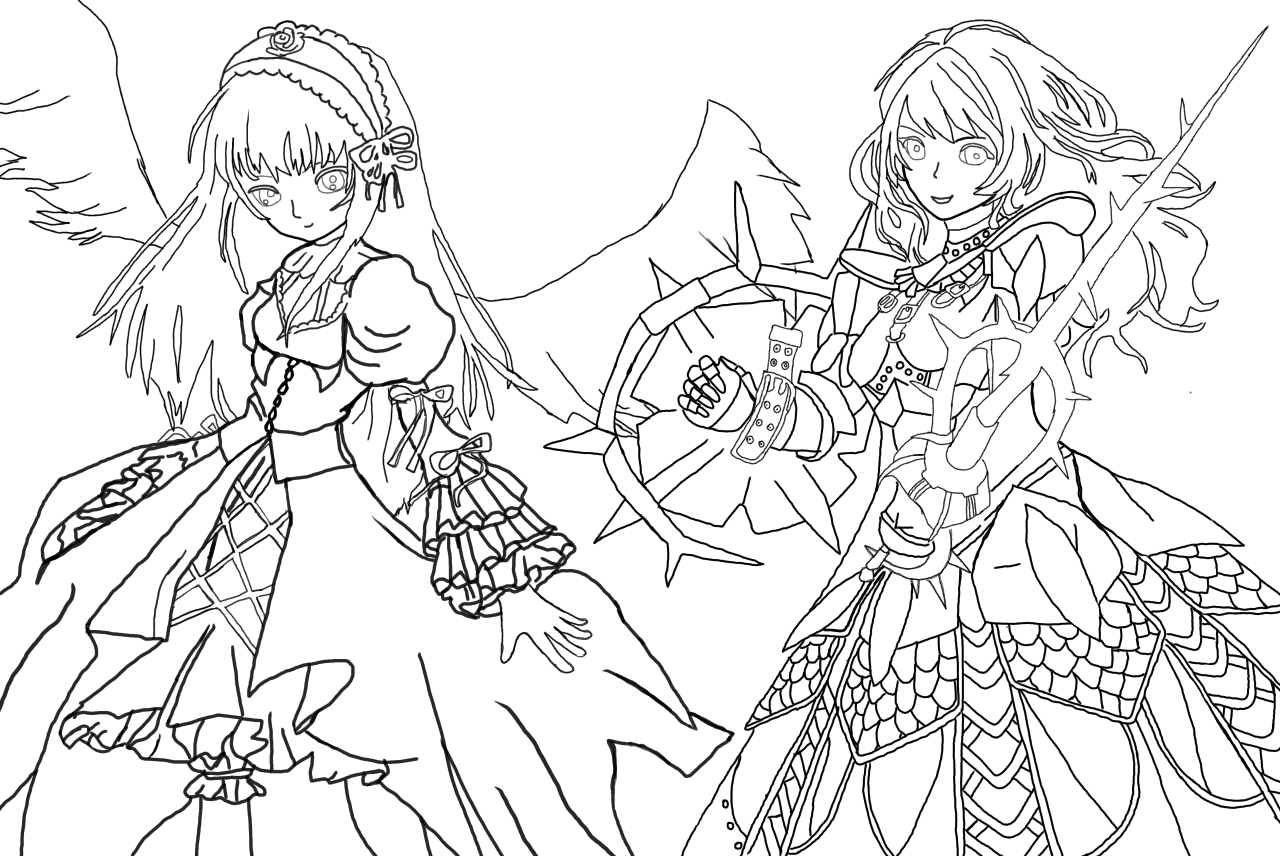 Girls of Battle (First Speedpaint) - ibisPaint