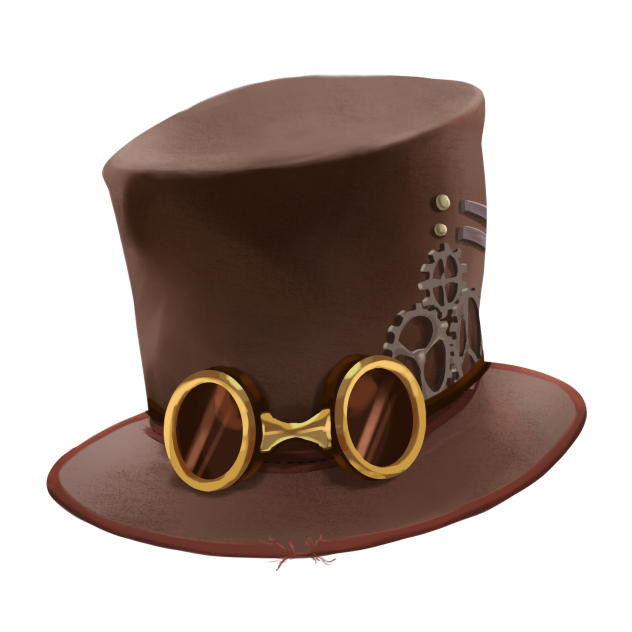 steampunk topper - ibisPaint
