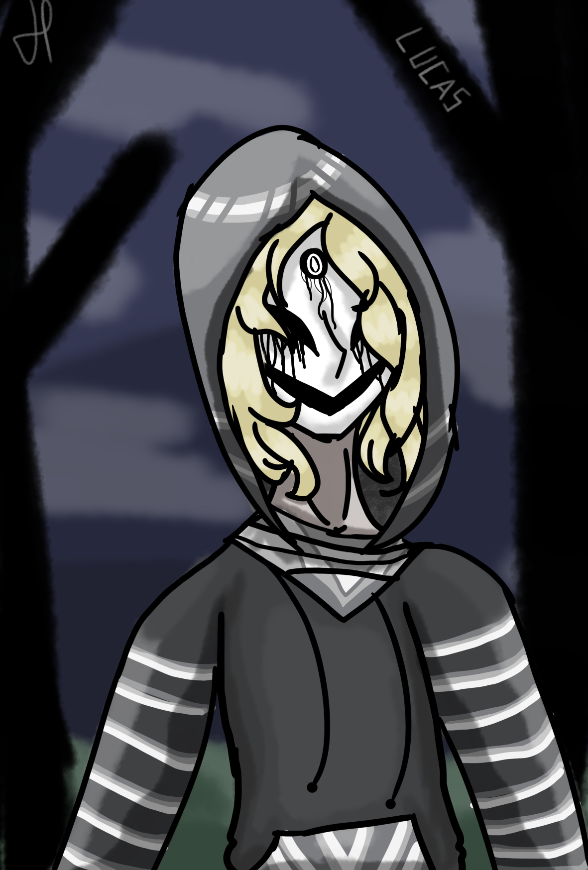 CreepyPasta Based OC - ibisPaint