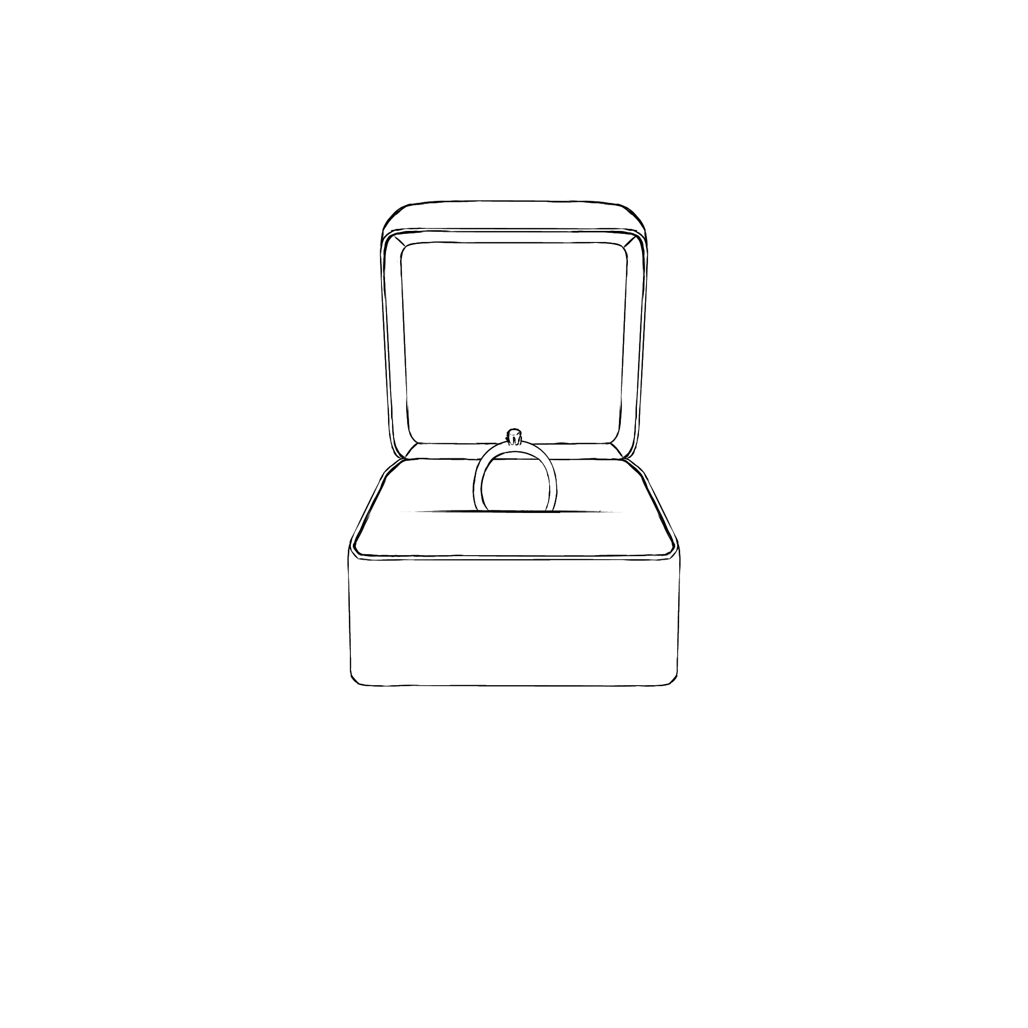 Ring Box Wedding (tracing) - ibisPaint