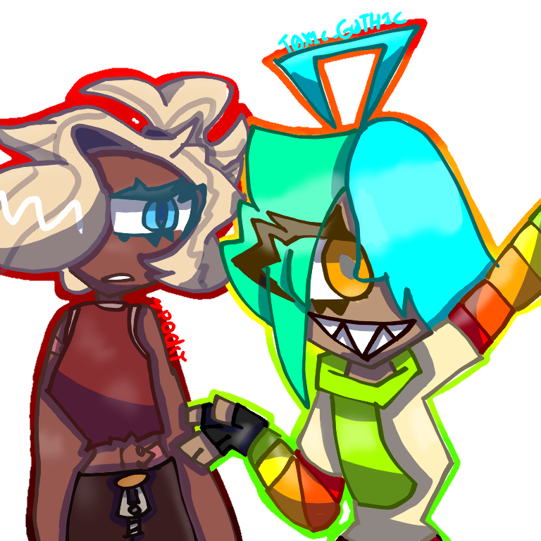 Moko and Bri - ibisPaint