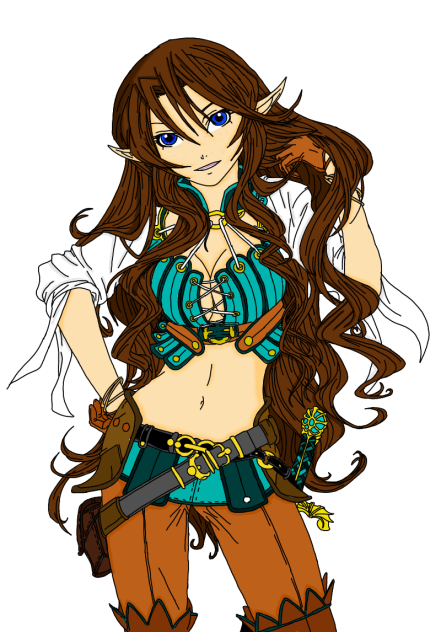 Fantasy elf - ibisPaint