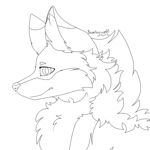 Wolf Coloring Page - ibisPaint