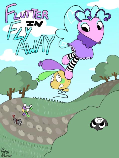 Flutter in Fly Away! 🦋🎈🪨 - ibisPaint