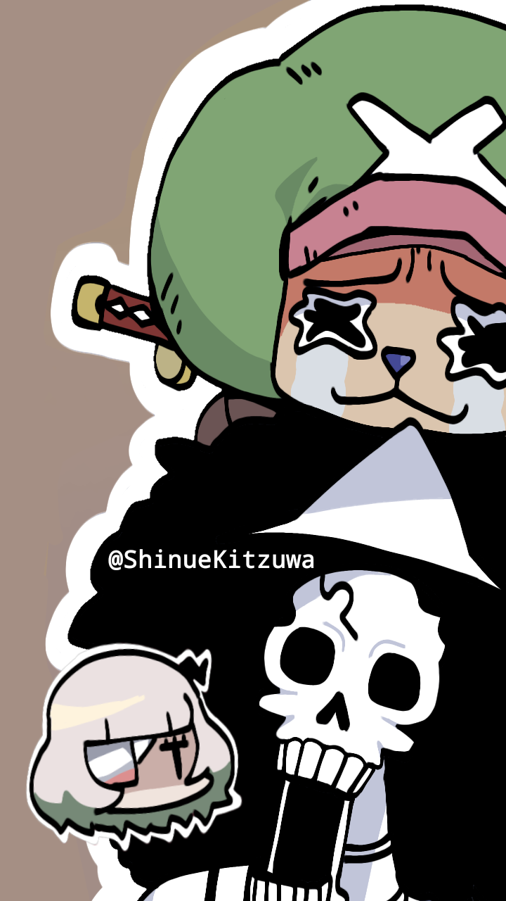 Chopper, Brook, and Ruru chwan - ibisPaint