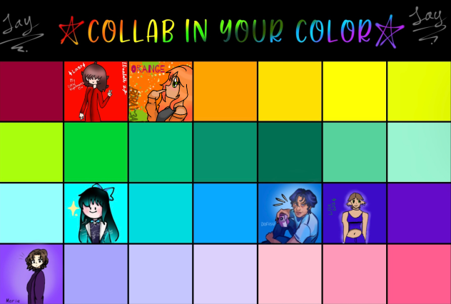 Your OC in your color collab!!! - ibisPaint