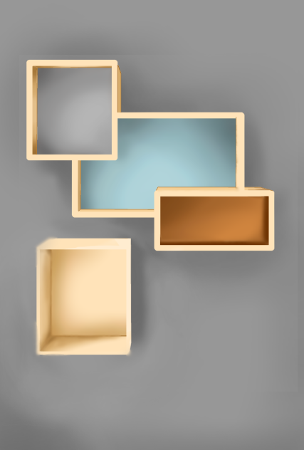 Hanging Shelf Background - ibisPaint