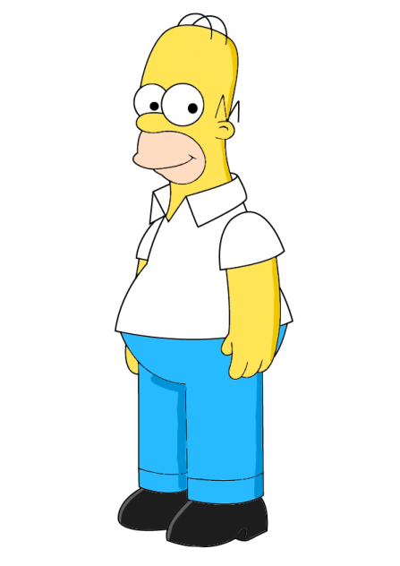 Homer Simpson - ibisPaint