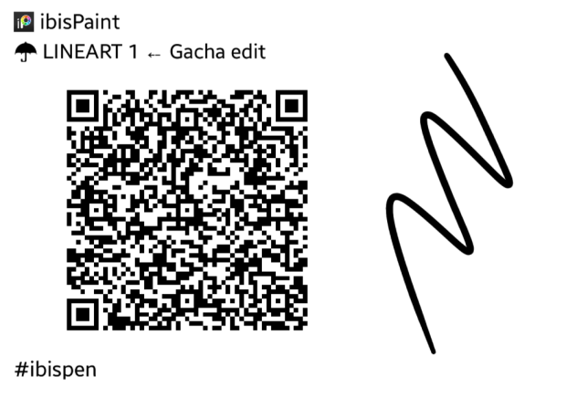 QR CODE (LINEART GACHA EDIT) - ibisPaint