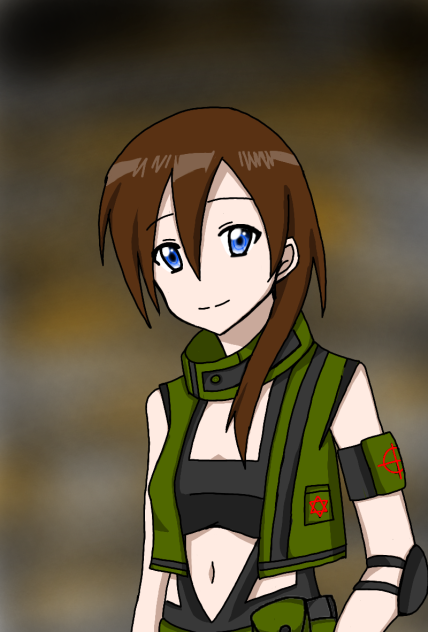 Made my own GGO character - ibisPaint