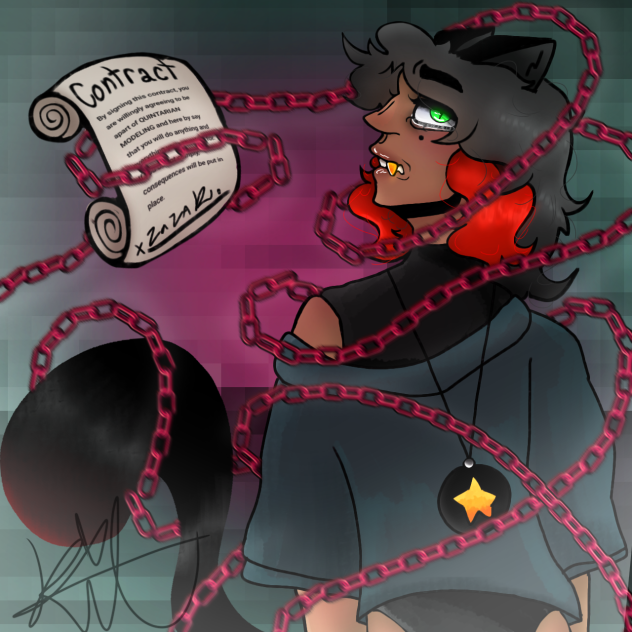 trapped by contract - ibisPaint