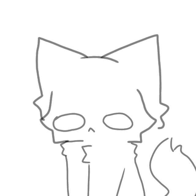 cat crying - ibisPaint