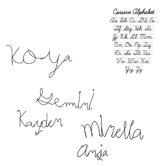 trying cursive- - ibisPaint